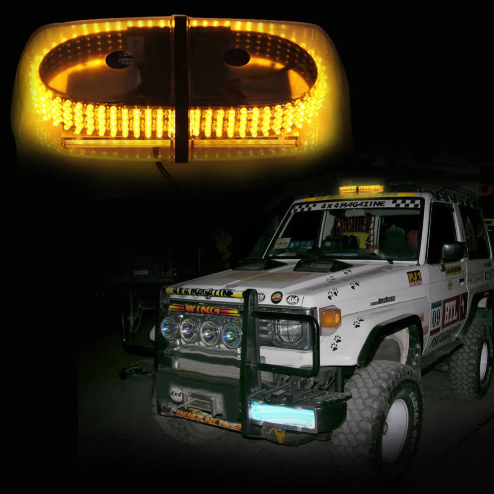 240 LED Roof Top Emergency Warning /Mini Bar Strobe Light Magnetic Base ... 240 LED Roof Top Emergency Warning /Mini Bar Strobe Light Magnetic Base ...