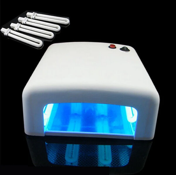 Nail tools nails phototherapy machine uv lamp original four lamp nail ...