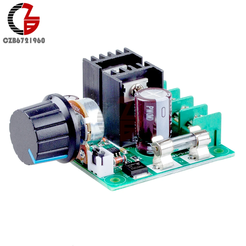 400w 10a Voltage Regulator Dc 12v-40v Pwm Dc Motor Speed Controller Regulator Fan Speed Control ...