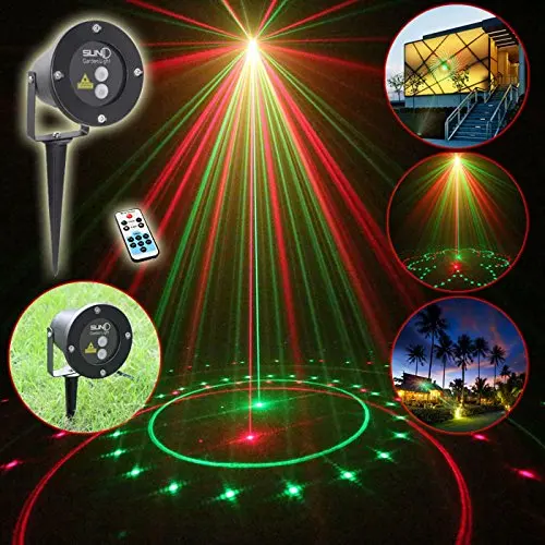 Remote Red Green 20 Patterns Latest Laser Light Outdoor Waterproof ...