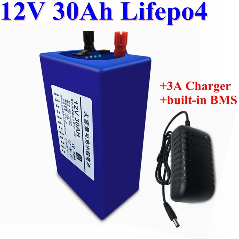 GTK-12V-30Ah-Lifepo4-lithium-battery-pack-12v-3-2V-5Ah-cells-with-bms ...