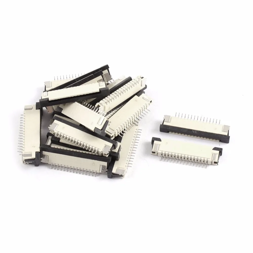 Conector Fpc/ffc De 18 Pinos Contato Inferior De Passo De 0.8mm, 10 ...
