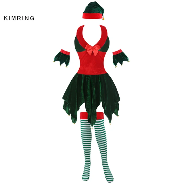 Buy Kimring Sexy Women Christmas Elf Costumes Santa