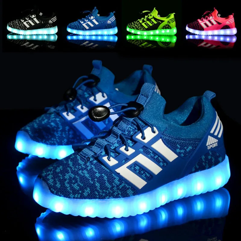 Children-Casual-Shoes-Kids-Led-Light-Up-Shoes-Luminous-Sneakers-with ...