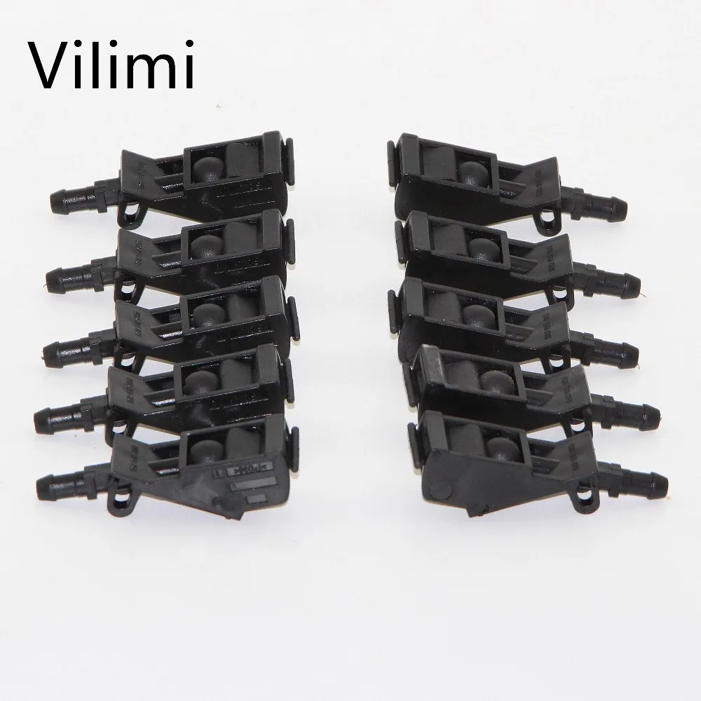 10Pcs Front Windshield Wiper Spray Nozzle For Touareg Passat B5 Jetta ...