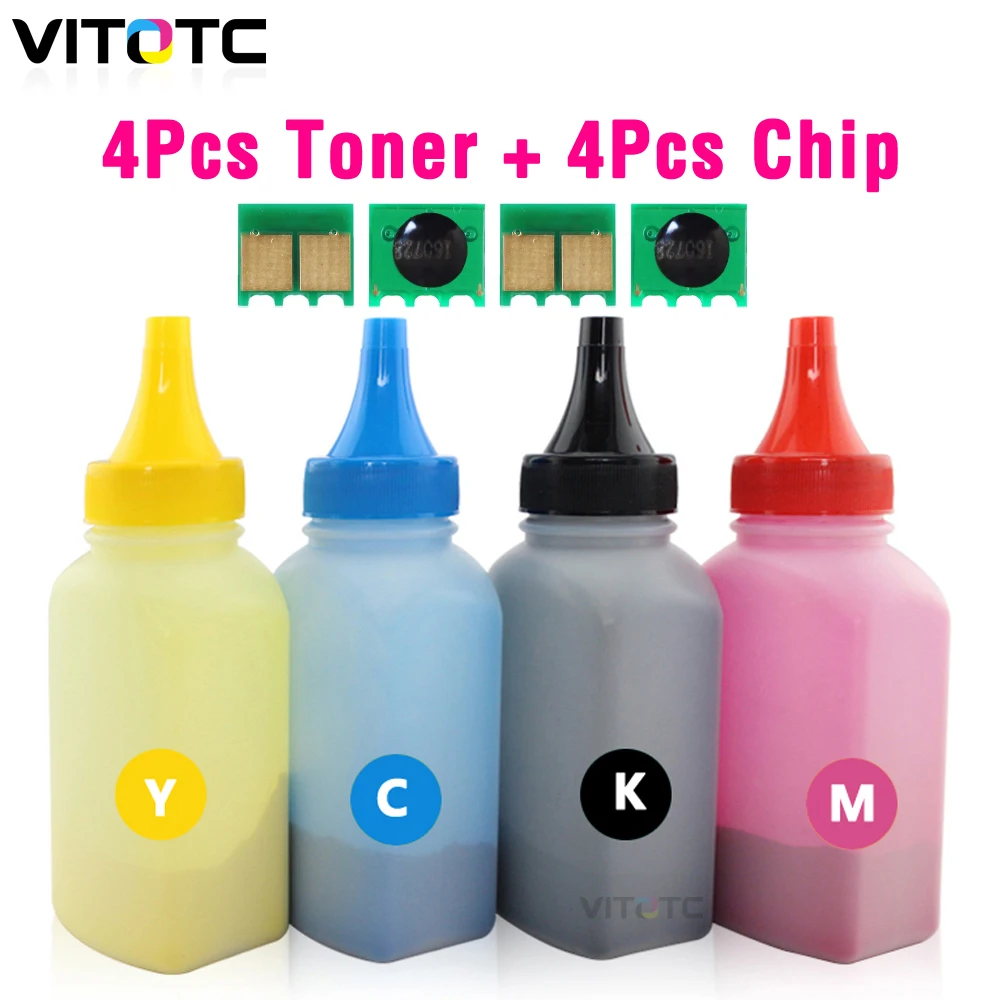 4-CRG331-Colored-Toner-Powder-4-Toner-Reset-Chip-For-Canon-LBP7100-7110 ...