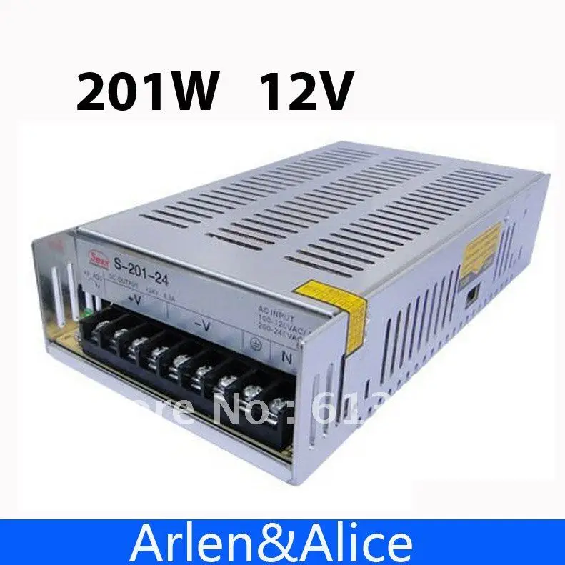 201w 12v 16.5a Single Output Switching Power Supply For Led Strip Light ...
