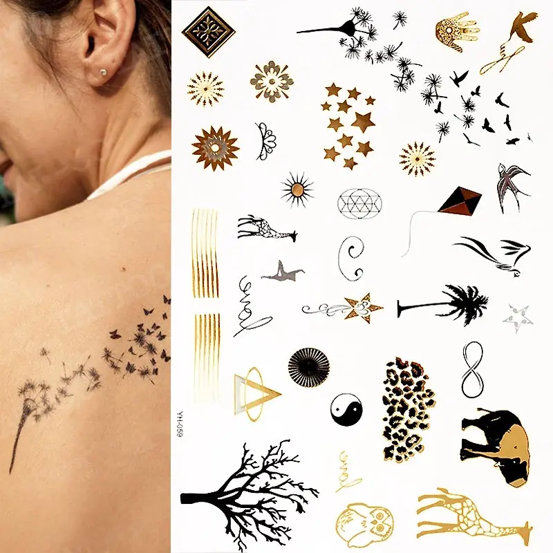 Gold Metallic Tattoo Ink