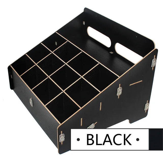 Wooden Walkie Talkie management storage box creative desktop office ...