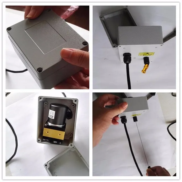 1000mm Range Draw Wire Displacement Sensor Linear Rope Encoder String Pot Potentiometer Type In
