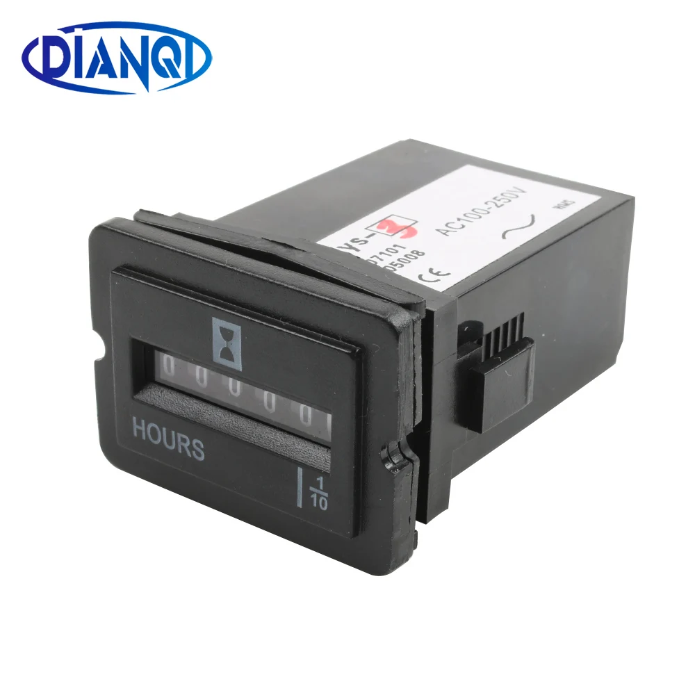 SYS 3 Quartz Hour meter electronic full sealed counter for Motor on Engineer and Machinery 0 ...