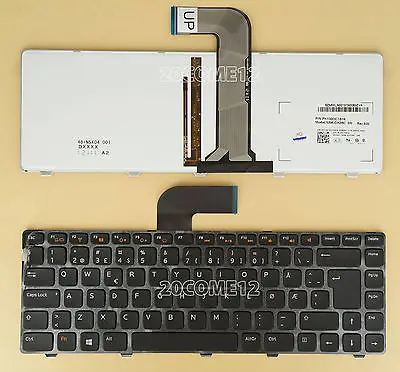 NEW For DELL VOSTRO 3555 3560 V131 Laptop Keyboard Backlit NW Norwegian ...
