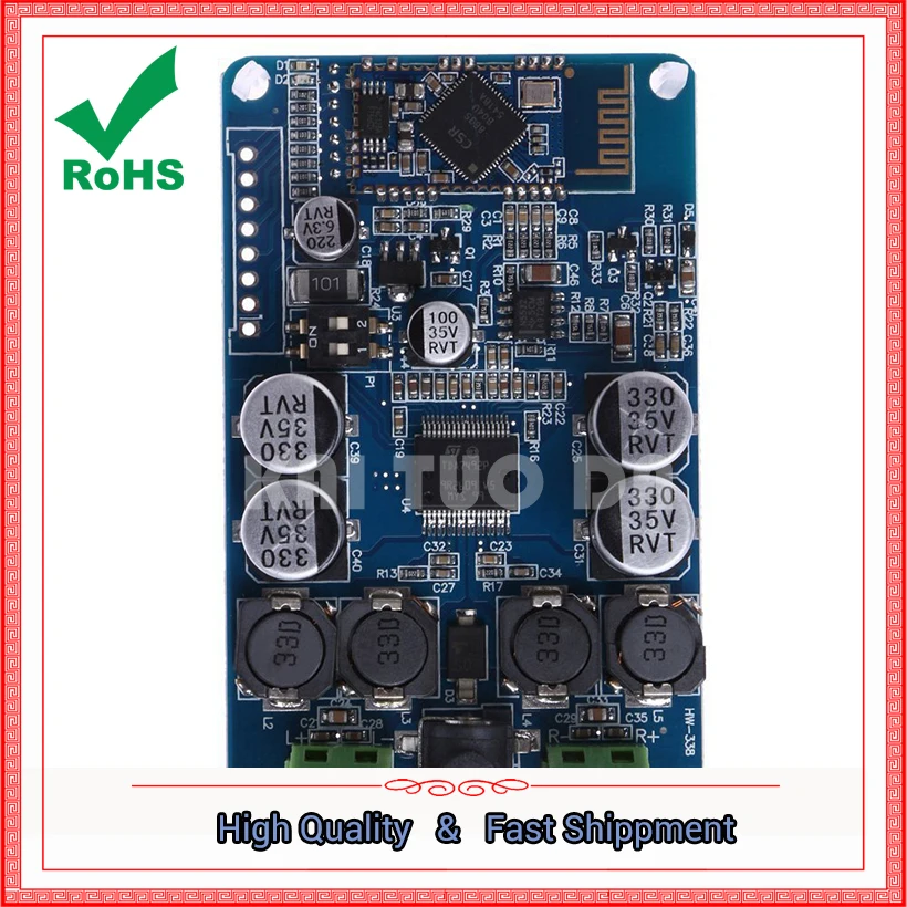 Bluetooth CSR4.0 Power Amplifier module Board TDA7492P Stereo Bluetooth ...