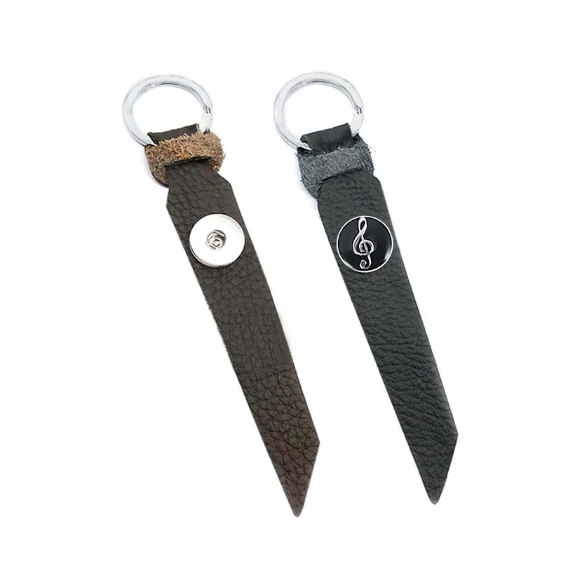 Hot Really Original Genuine Leather 010 Fit 18mm Snap Button Keychain ...