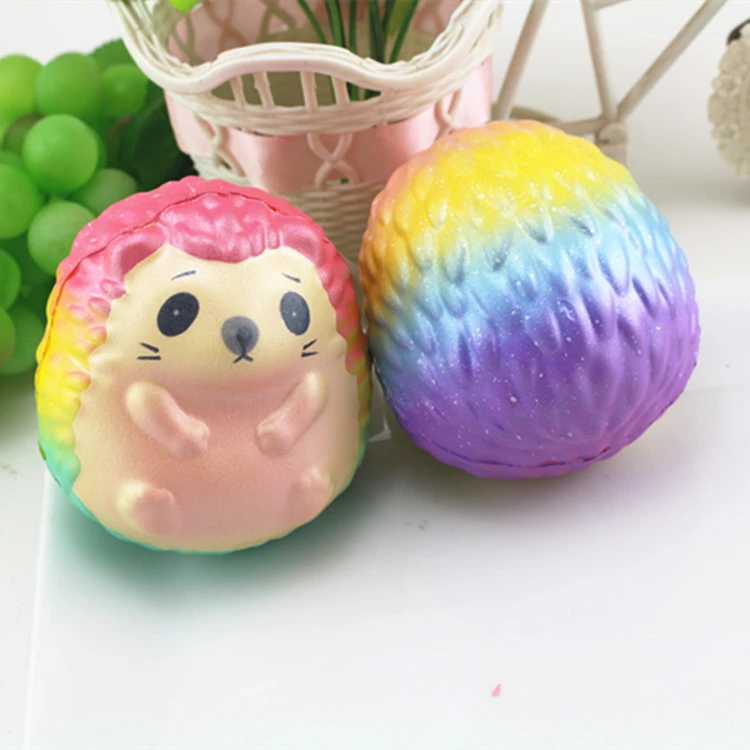 Rainbow Hedgehog Squishy | atelier-yuwa.ciao.jp