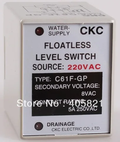 CKC-Controller-Floatless-Level-Switch-C61F-GP-220VAC-50-60Hz-Contact-5A ...