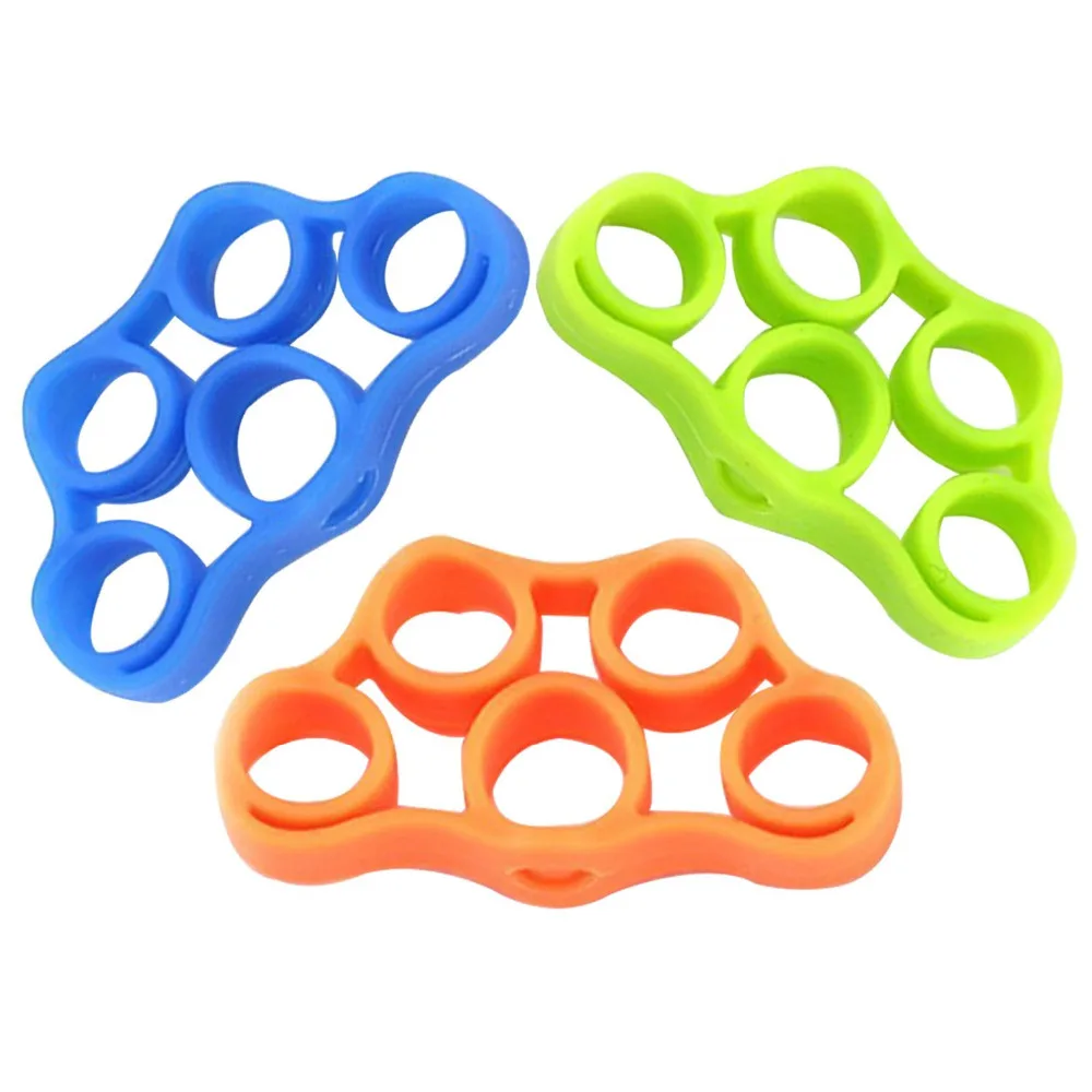 3PCS Finger resistance bands rubber bands Training Stretch exercise ...
