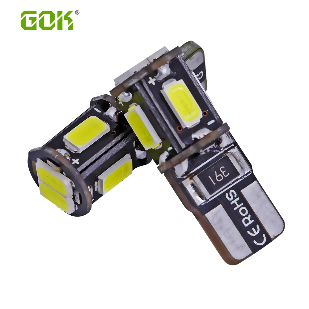 Super Bright!! 100X T10 W5W led canbus T10 194 168 5630 t10 6SMD Canbus NO ERROR 12V Car Auto ...