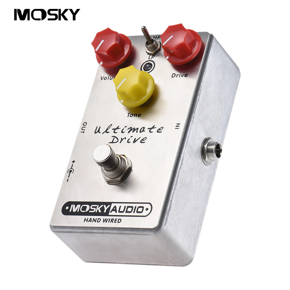 MOSKY Ultimate Overdrive Volume Tone Drive Controls Guitar Effect Pedal ...
