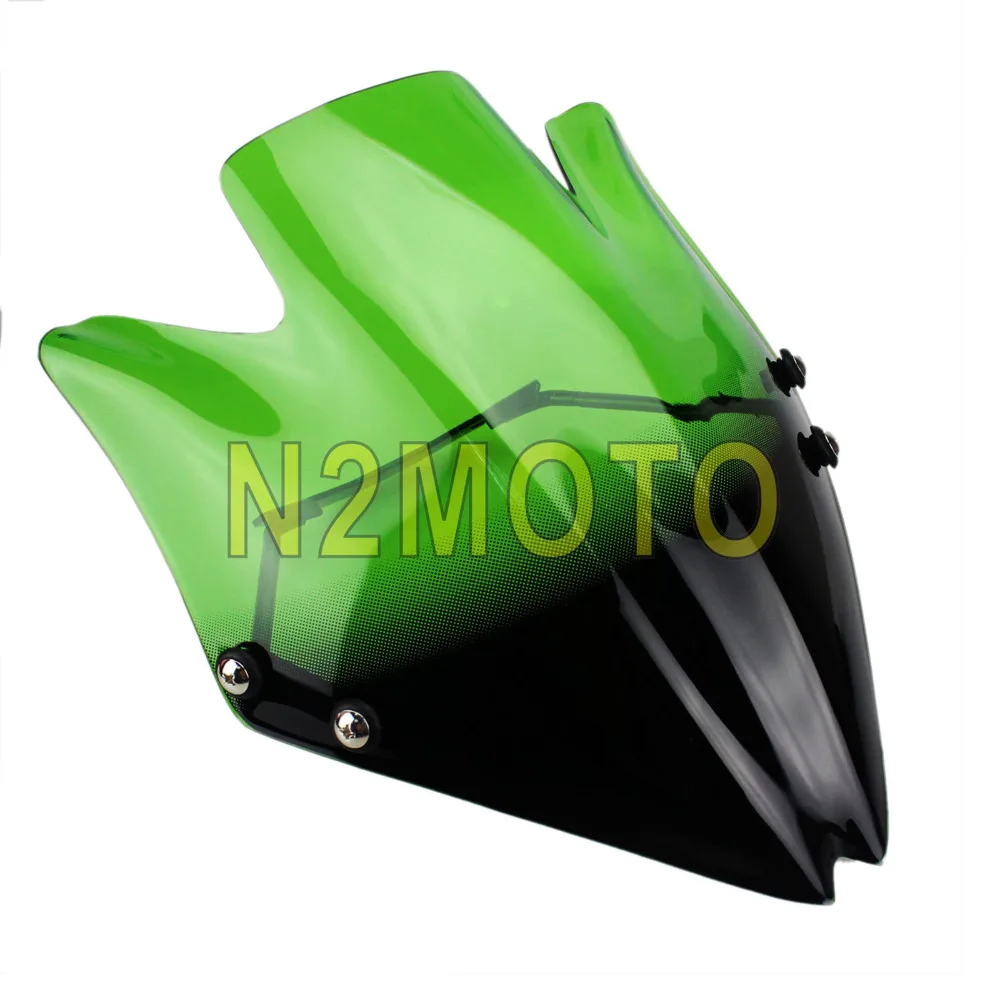 Green Smoke Motorcycle Windshield Windscreen for Kawasaki Z750 Z750R ...