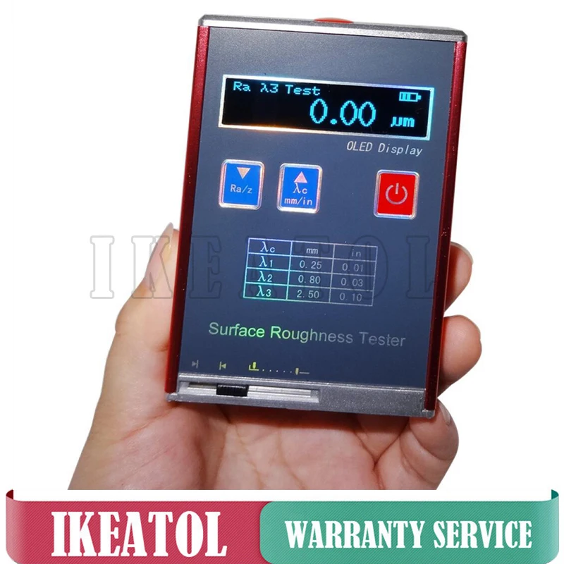 Portable Surface Roughness Tester Ra Rz Rq Rt Leeb451 Digital Surface ...