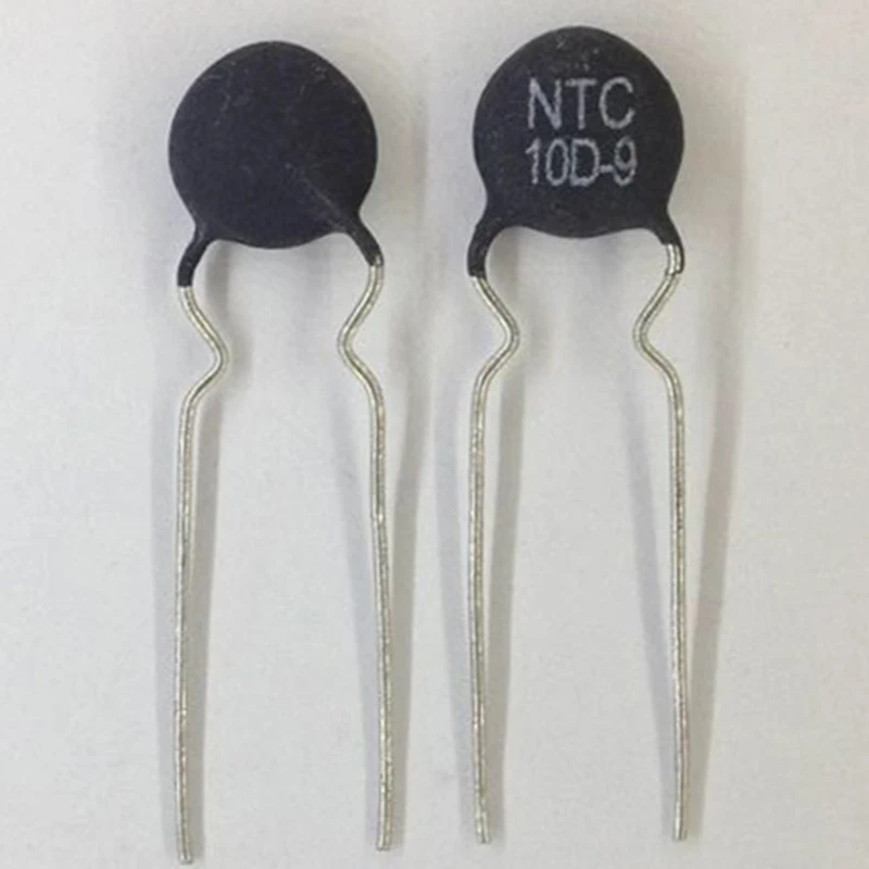 50 개/몫 서미스터 저항 10D 9 NTC10D 9 DIP ntc 10D9 새로운 원본|스피커 액세서리| - AliExpress