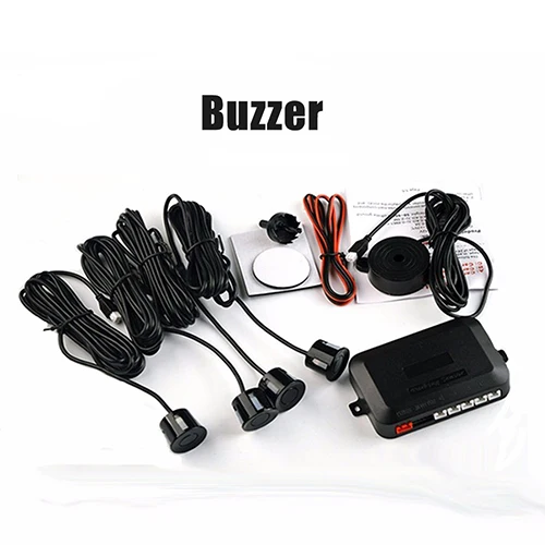 Hippcron Car Parking Sensor Kit Buzzer / Led / Lcd Display 4 Sensors ...