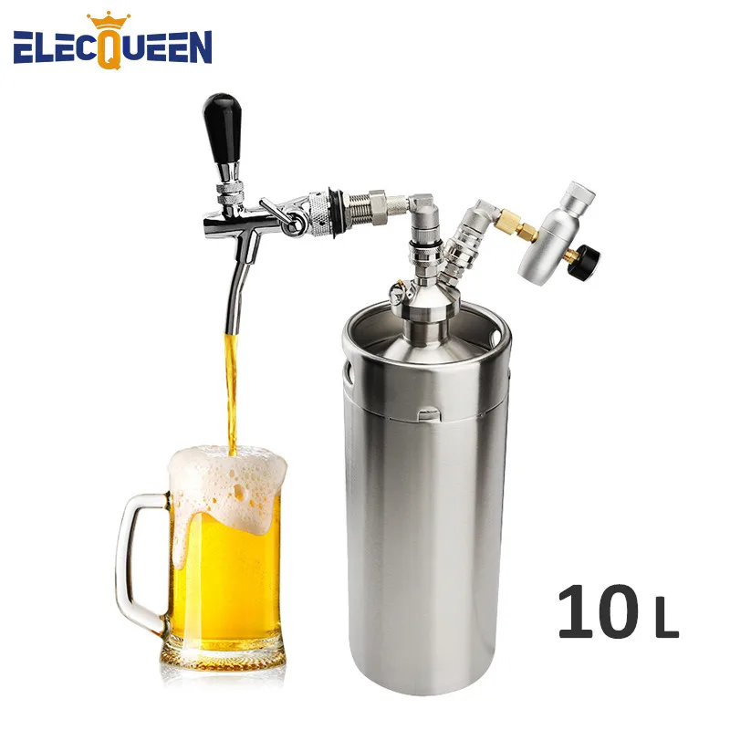 Mini barril de cerveja de aço inoxidável, fabricação de cerveja caseira ...