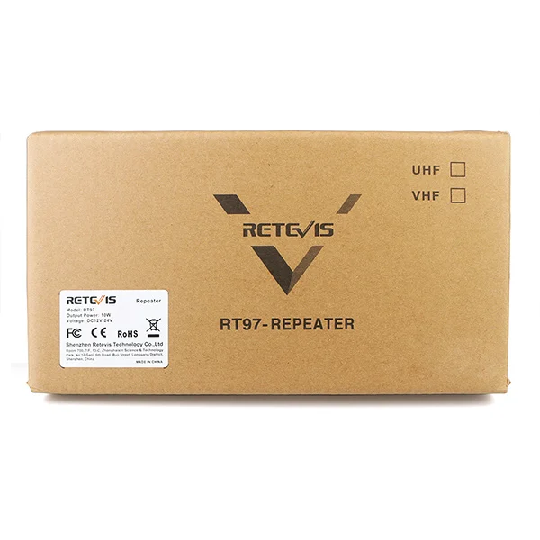 Retevis RT97 10 Вт портативный двухсторонний радио ретранслятор УКВ ...