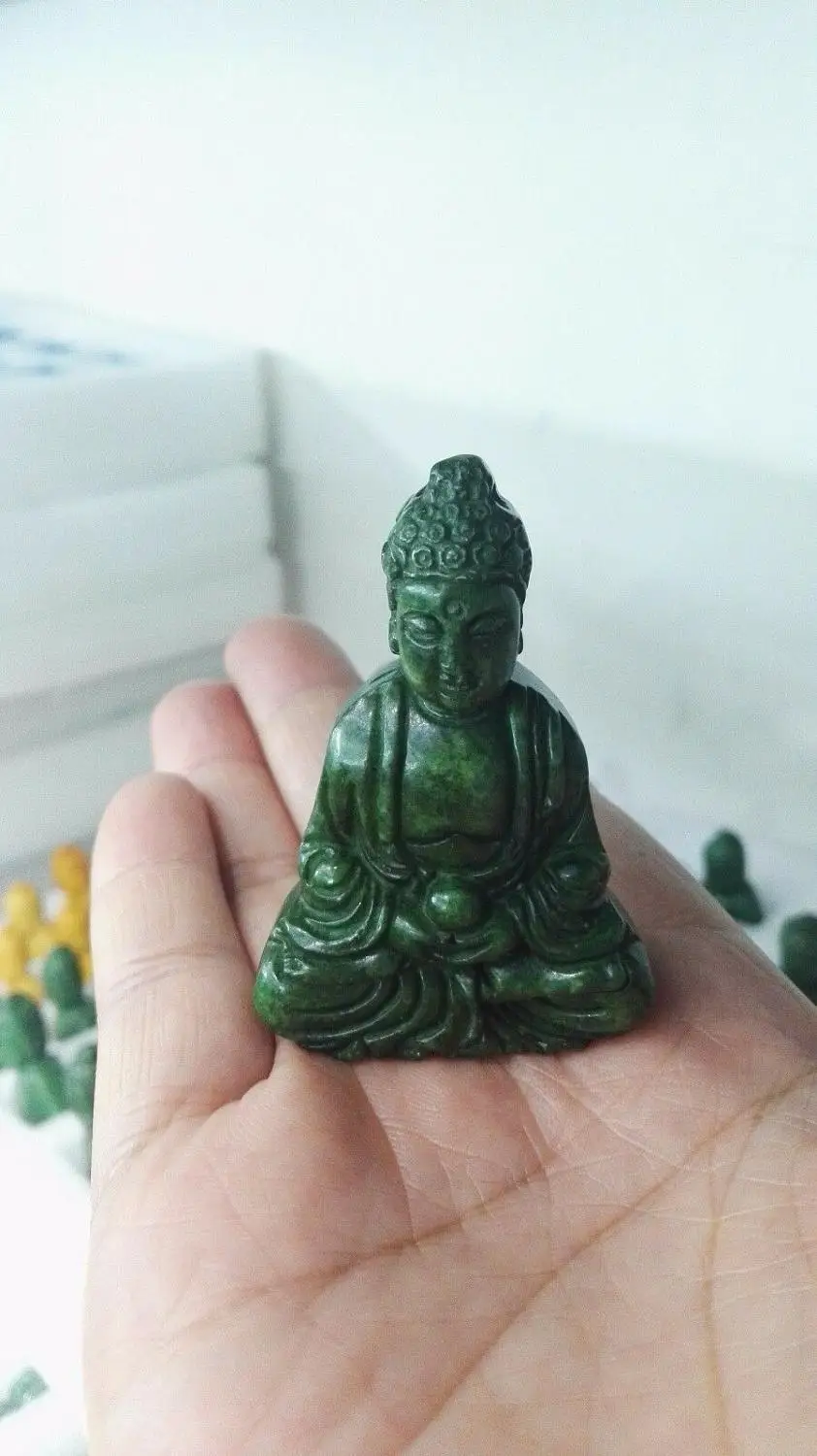 Art Objects gem stone buddha Handmade buddha statue gem stone Idols ...