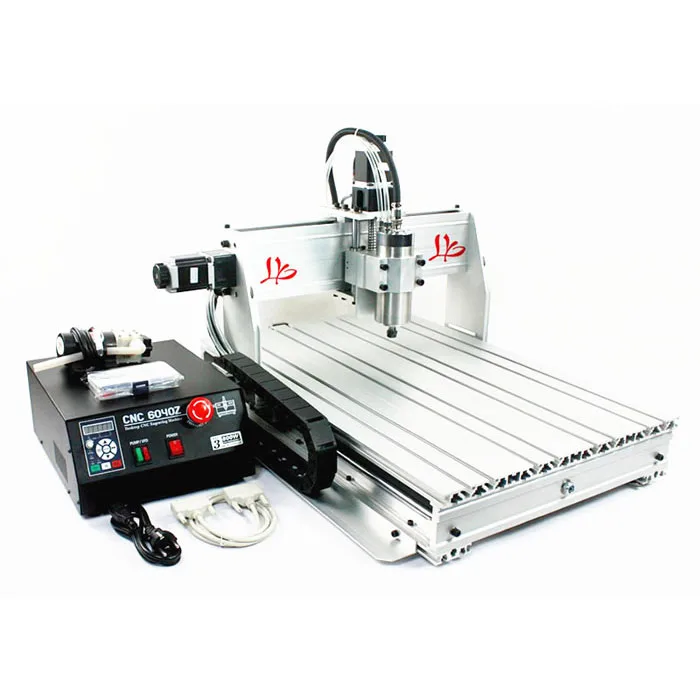CNC 6040Z S80 cnc router with 1.5KW VFD spindle for wood metal ...