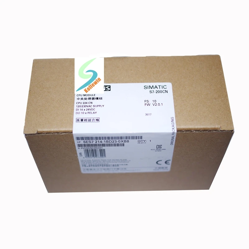 Original-SIMATIC-S7-200CN-6ES7214-1BD23-0XB8-CPU-224-Compact-Unit ...