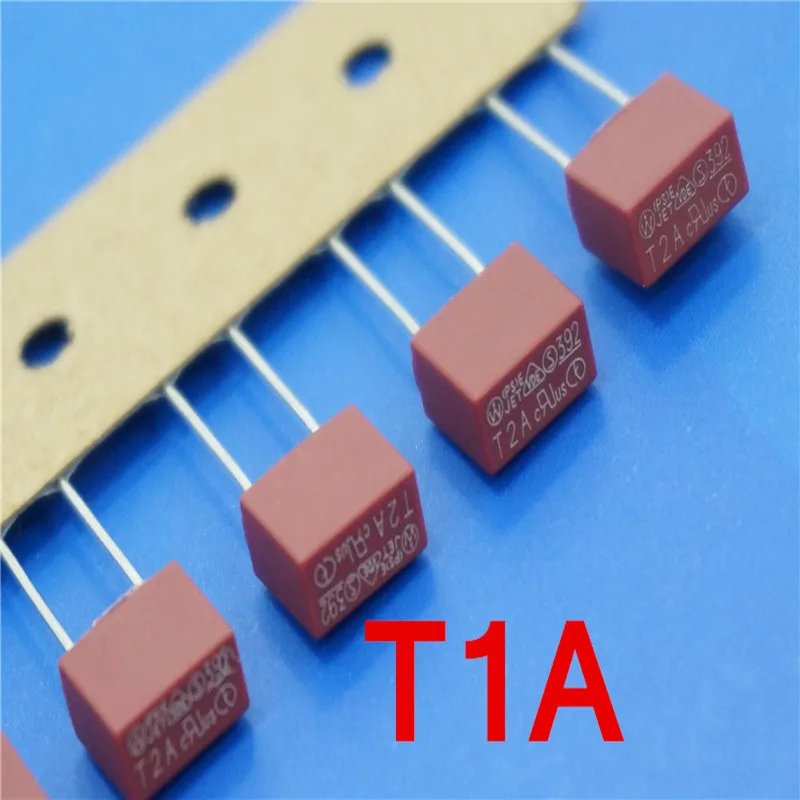 (10 pcs/lot) T1A 250V TE5 Slow Blow Subminiature Fuse, UL VDE RoHS ...