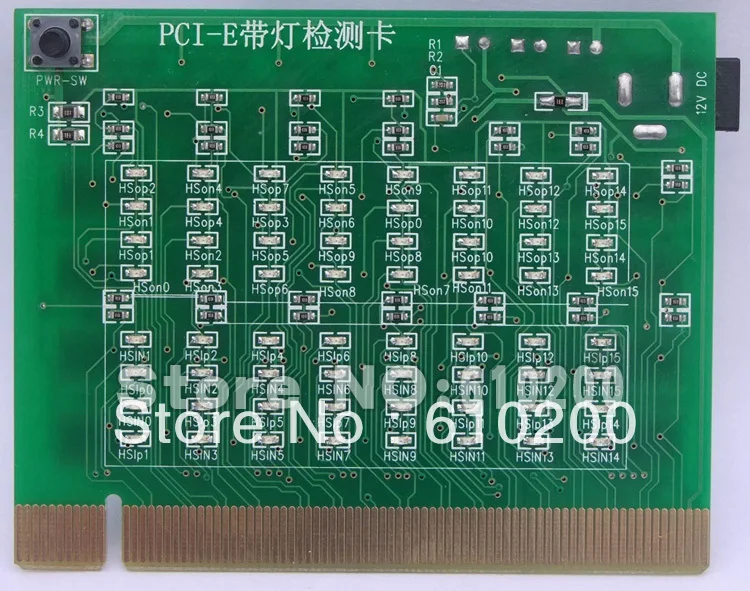 PCI E 16X 8X 4X PCI Express Slot Tester Card For Motherbaor Detect The ...