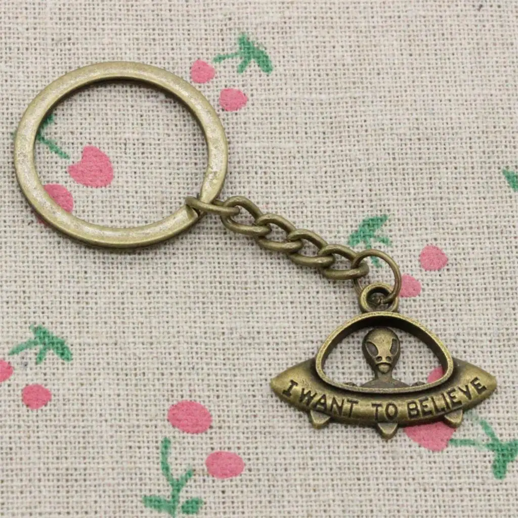 Fashion Diameter 30mm Metal Key Ring Key Chain Jewelry Antique Bronze ...