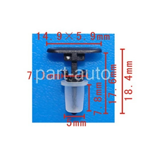 500x OEM Nylon for Audi for VW Weatherstrip Retainers Clip Fastener ...