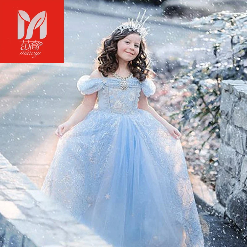 Girls Clothes Cinderella dress for Girls Cosplay Princess Dress Kids ...