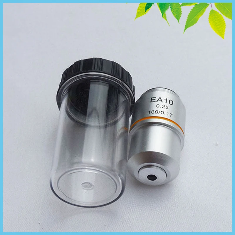 10x Achromatic Objective Lens Standard Biological Microscope Objective Lens 195 Series 20mm
