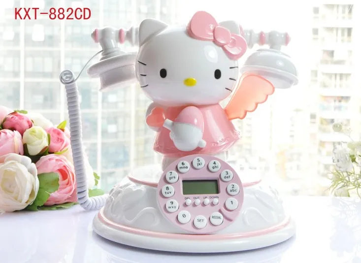 Compra hello kitty teléfono de su casa online al por mayor de China ...