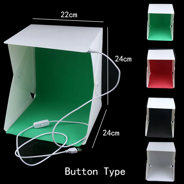 Portable Folding Studio Lightbox With LED Light
