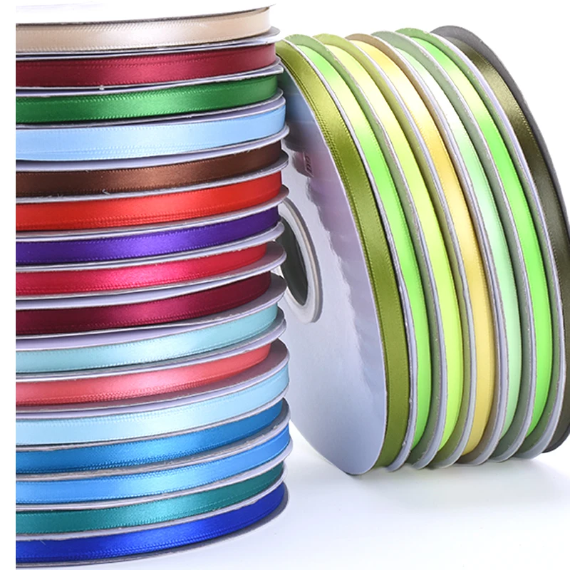 5yds-lot-Satin-Ribbon-100-Polyester-Fabric-Tape-ECO-Friendly-Double ...