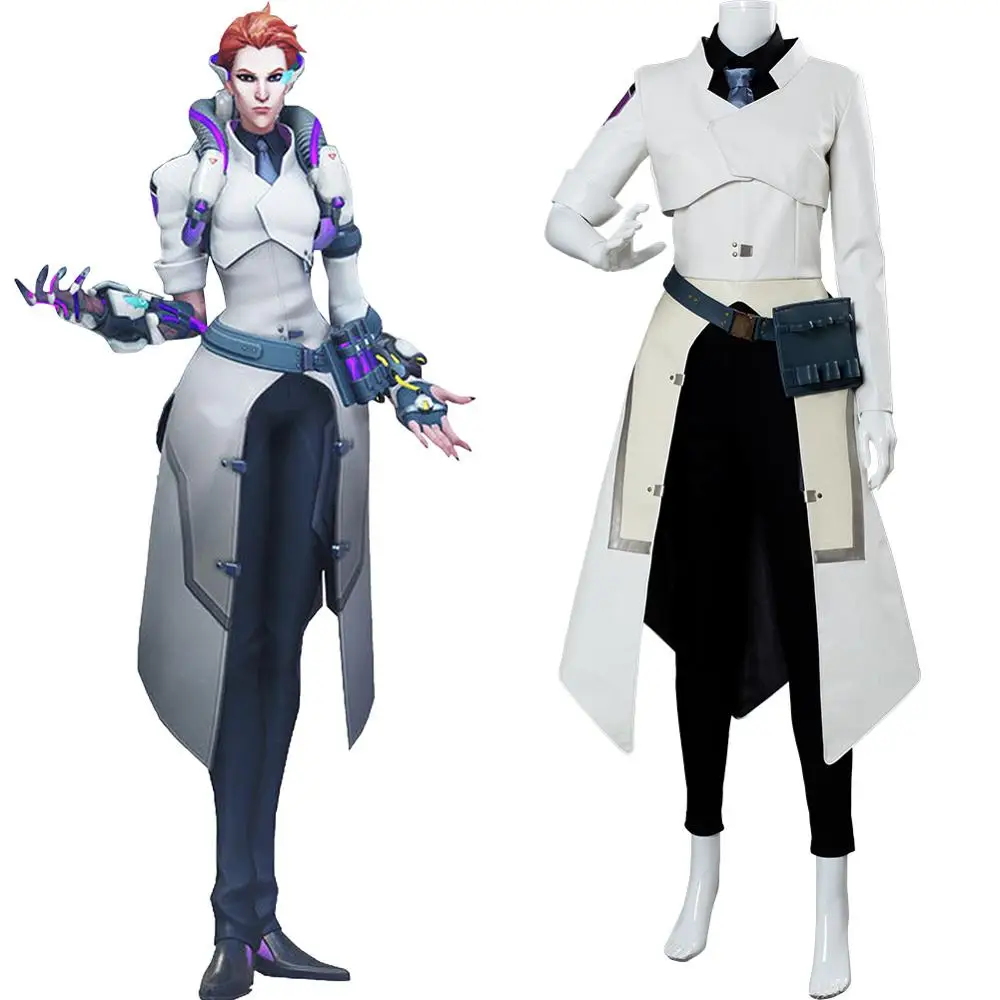 Games Overwatch Moira O'Deorain Scientist Skin Cosplay Costume ...
