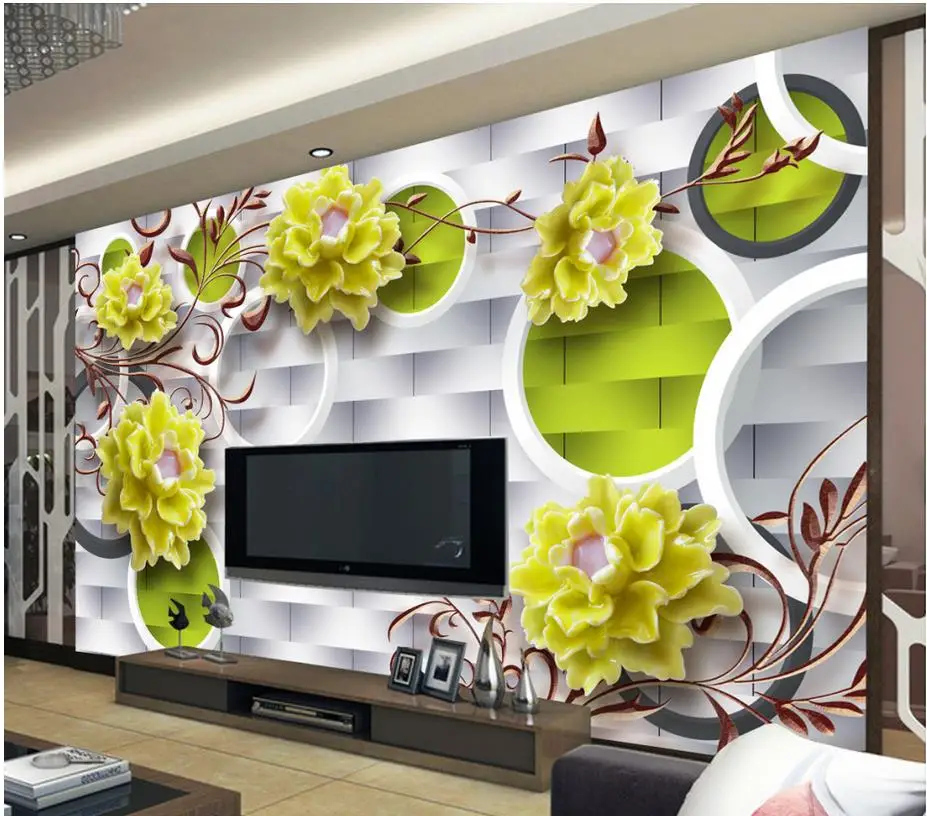 Flowers 3d Mural