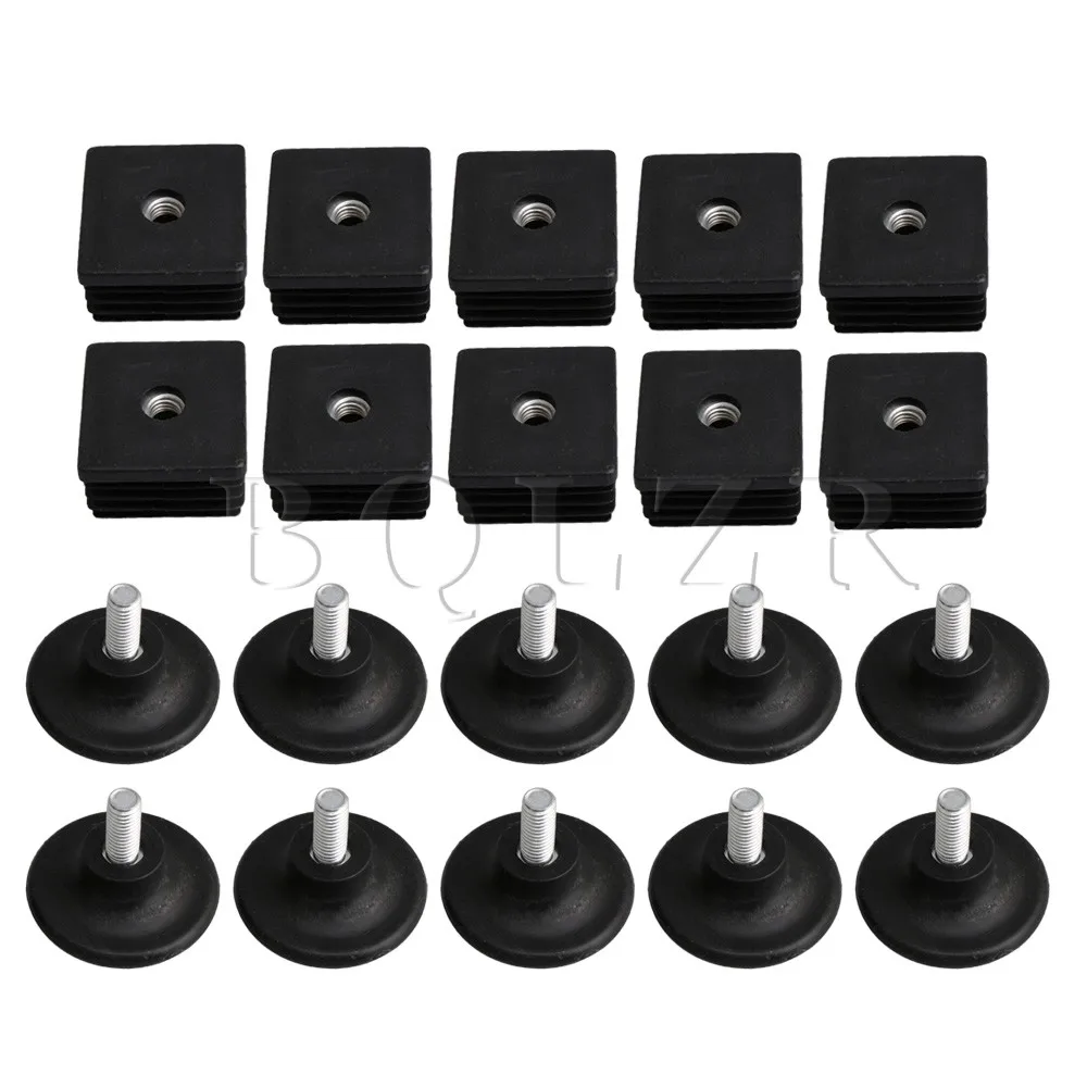 Aliexpress.com : Buy BQLZR 10PCS 40mmx40mm M8 Thread Black Plastic ...