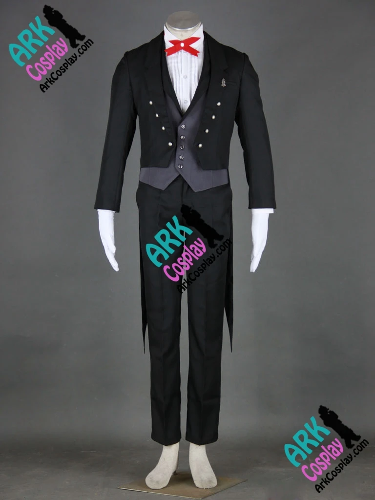 Black Butler Cosplay Kuroshitsuji Cosplay Costume Black Mens Black ...