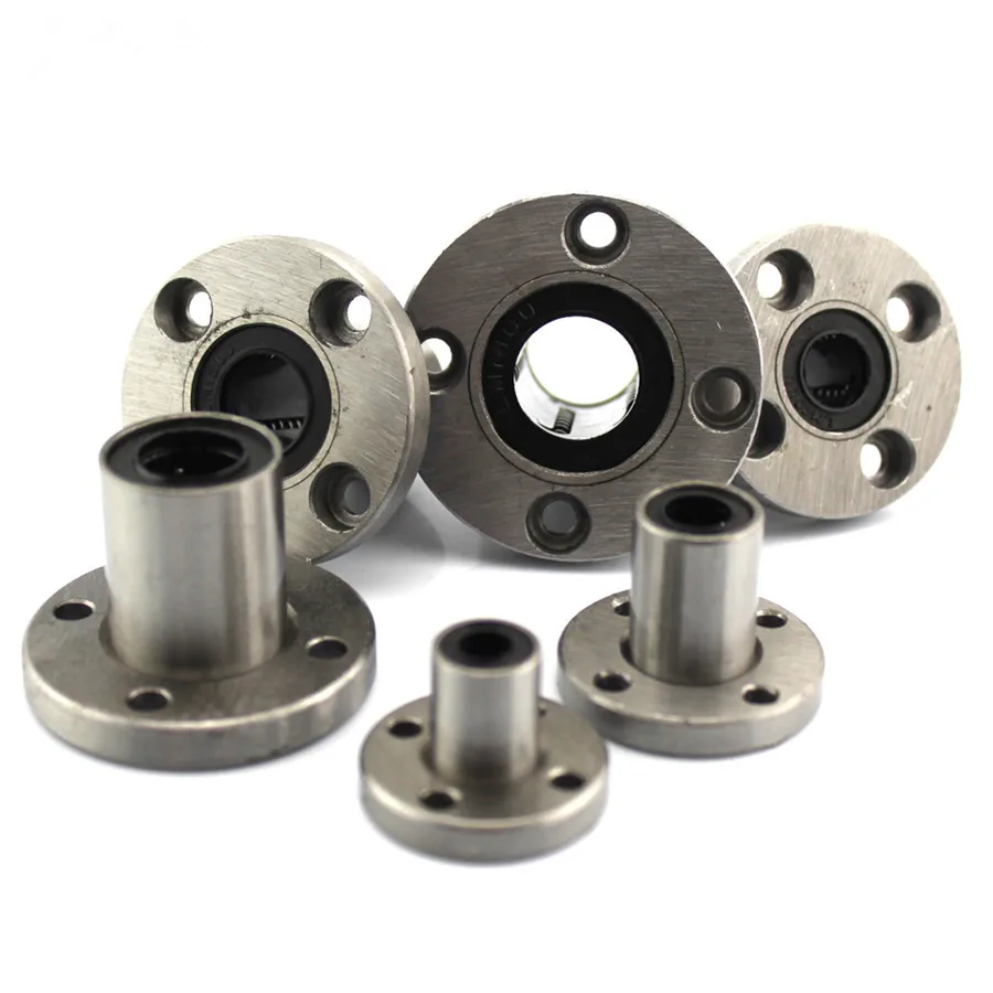 12mm J489 Linear Motion Bearing Carbon Steel Flange Round Bearing ...