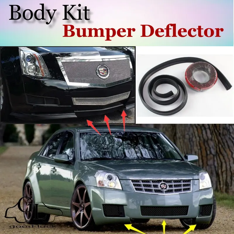 Bumper Lip Deflector Lips For Cadillac Bls 2005~2010 Front Spoiler ...