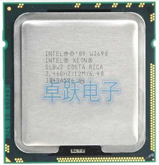 Intel Xeon W3690 w3690 CPU processor /3.46GHz /LGA1366/12MB L3 Cache ...