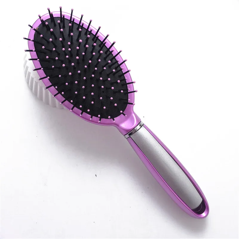 Airbag massage comb Pink Handle Hair Brushes Comb Salon Styling ...