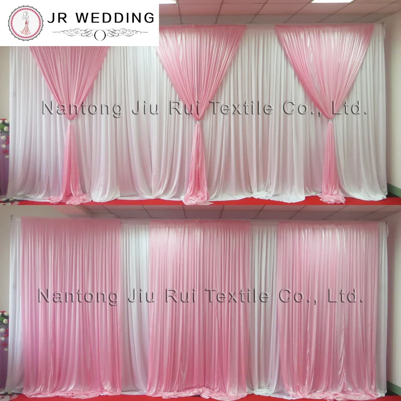3m* 6m Wedding Backdrop With Diamond tie for Wedding Party Decoration ...